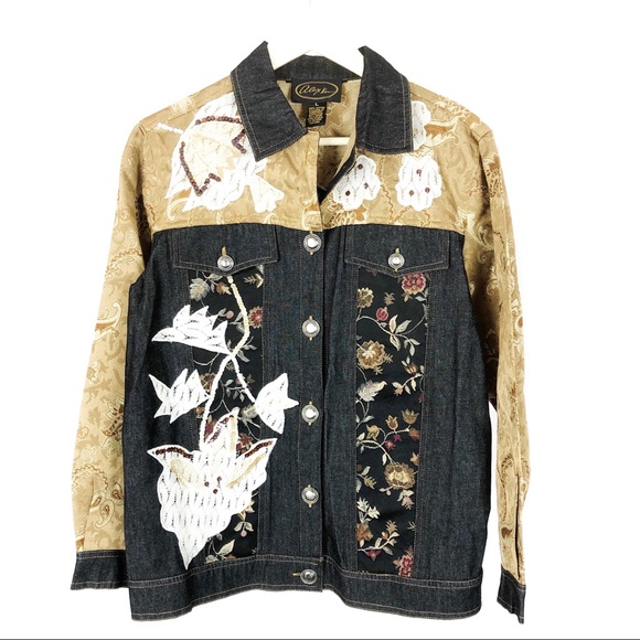 Alex Kin | Jackets & Coats | P24 Alex Kin Womens Large Floral Coat ...